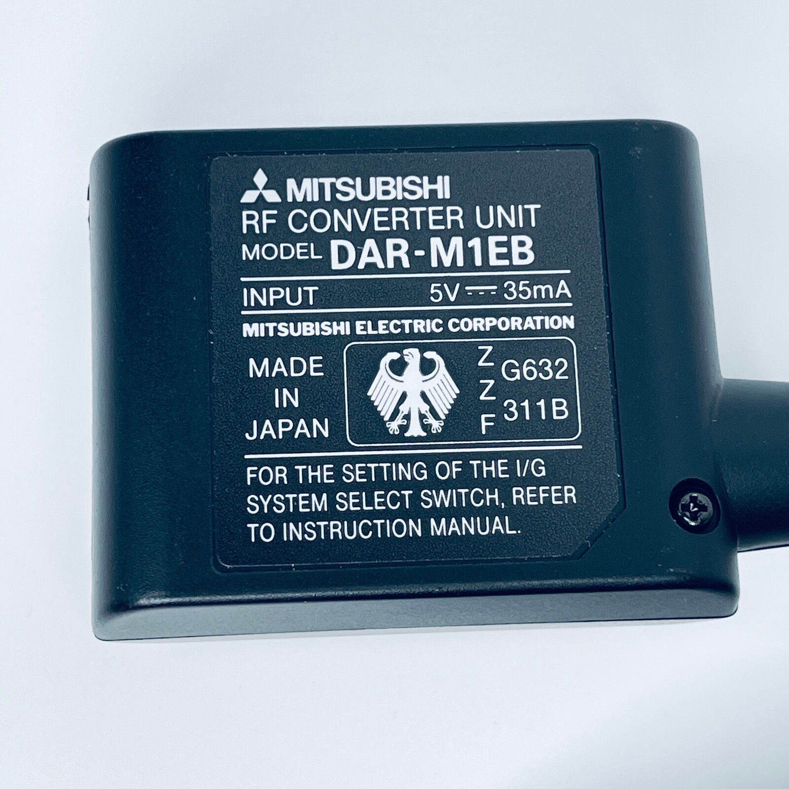 Mitsubishi Camcorder RF Converter Unit DAR-M1EB ANT TV 32-40 CH RF Converter | eBay