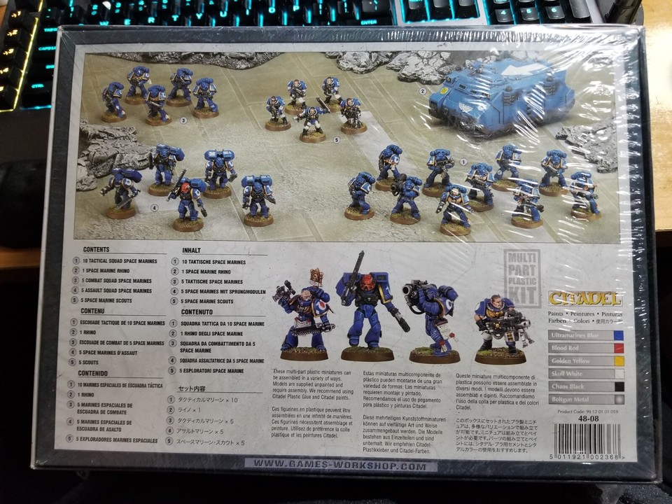 Warhammer 40K Space Marine Battleforce NEW OOP First Born | eBay