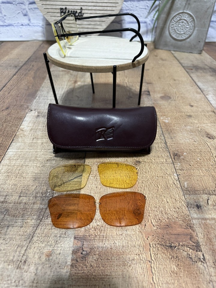 Randolph RE Ranger 3 Lens Kit Shooting Glasses W Case Vintage | eBay