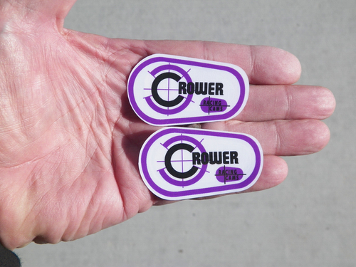 (2) Vintage Style Crower Cams Drag Racing Vinyl Stickers/Decals 2 1/4 ...