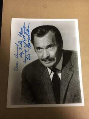 Barry Sullivan Actor Signed 8x10 Photo JSA Precertified | eBay