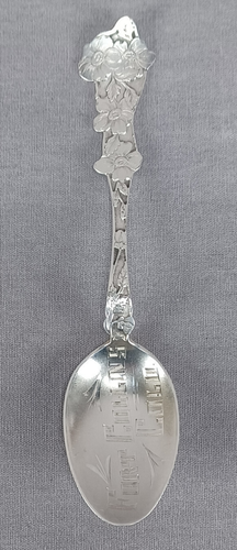 Paye & Baker Fort Collins Colorado Floral Sterling Silver Souvenir ...