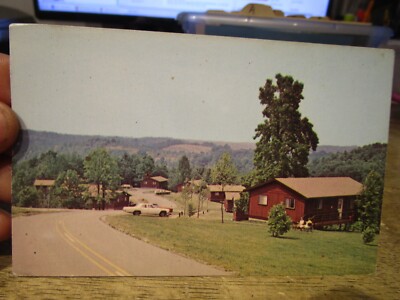 U2 Old OHIO Chrome Postcard Glouster Burr Oak State Park Cabins Camping ...