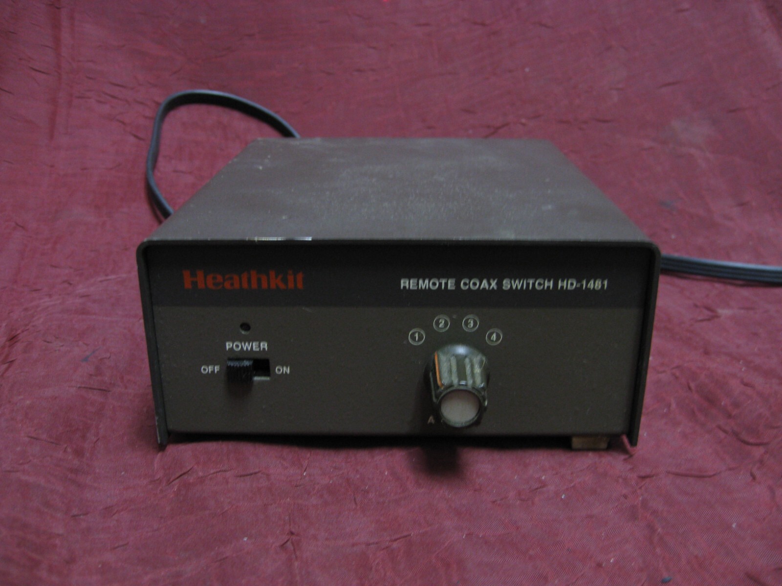 Heathkit Model HD-1481 Remote Coaxial Switch Box for Ham Radio Antenna ...