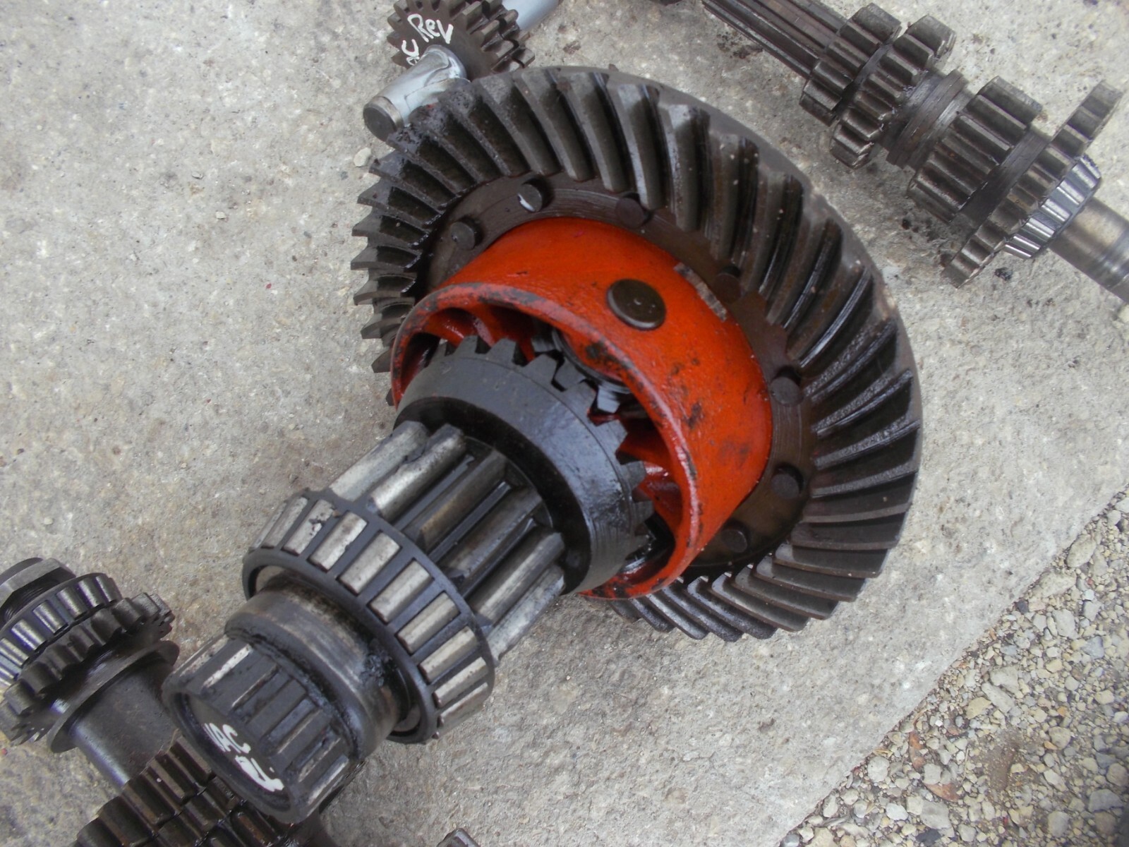 Case VAC tractor transmission matched set upper & lower gears shaft ...
