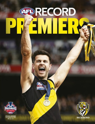2019 AFL PREMIERS RICHMOND TIGERS RECORD MAGAZINE - GRAND FINAL ...