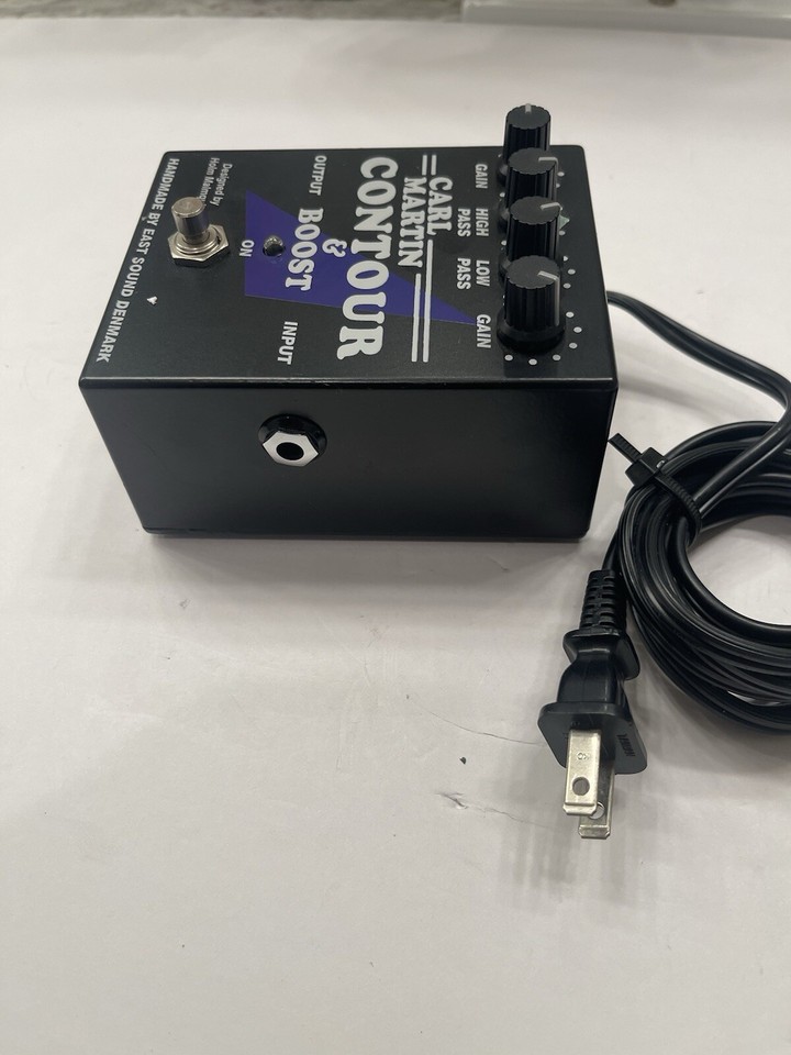Carl Martin Contour & Boost Booster Hi/Lo Pass Filter Guitar Effect ...