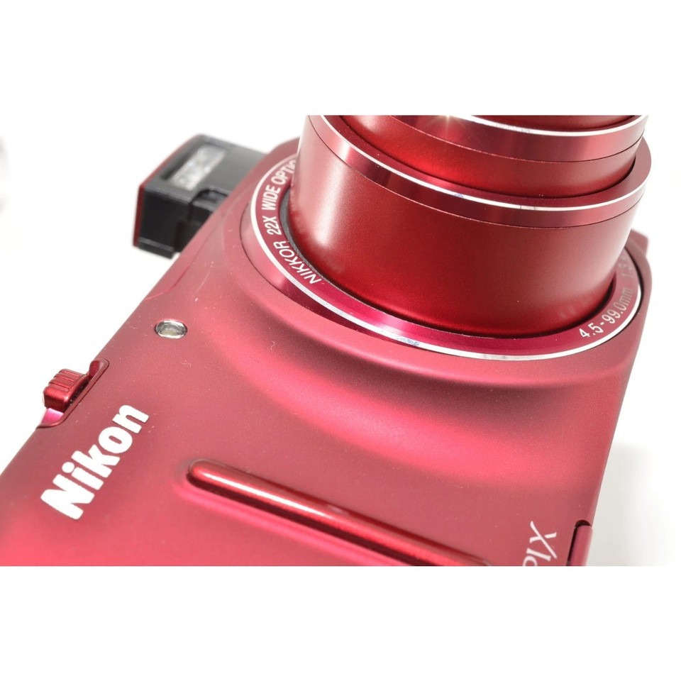 Nikon COOLPIX S9500 18.1MP Compact Digital Camera 22x Optical Zoom w ...