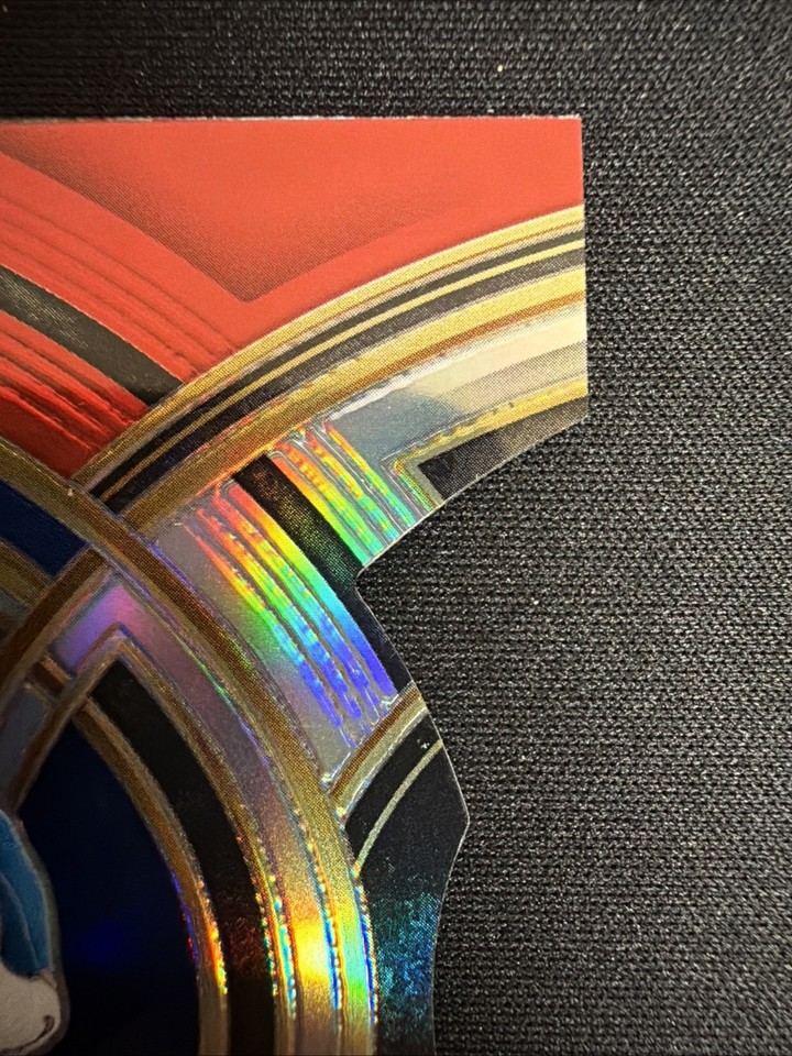 2023 Panini Select Premier Level Jalin Hyatt Red & Yellow Prizm Die-Cut ...