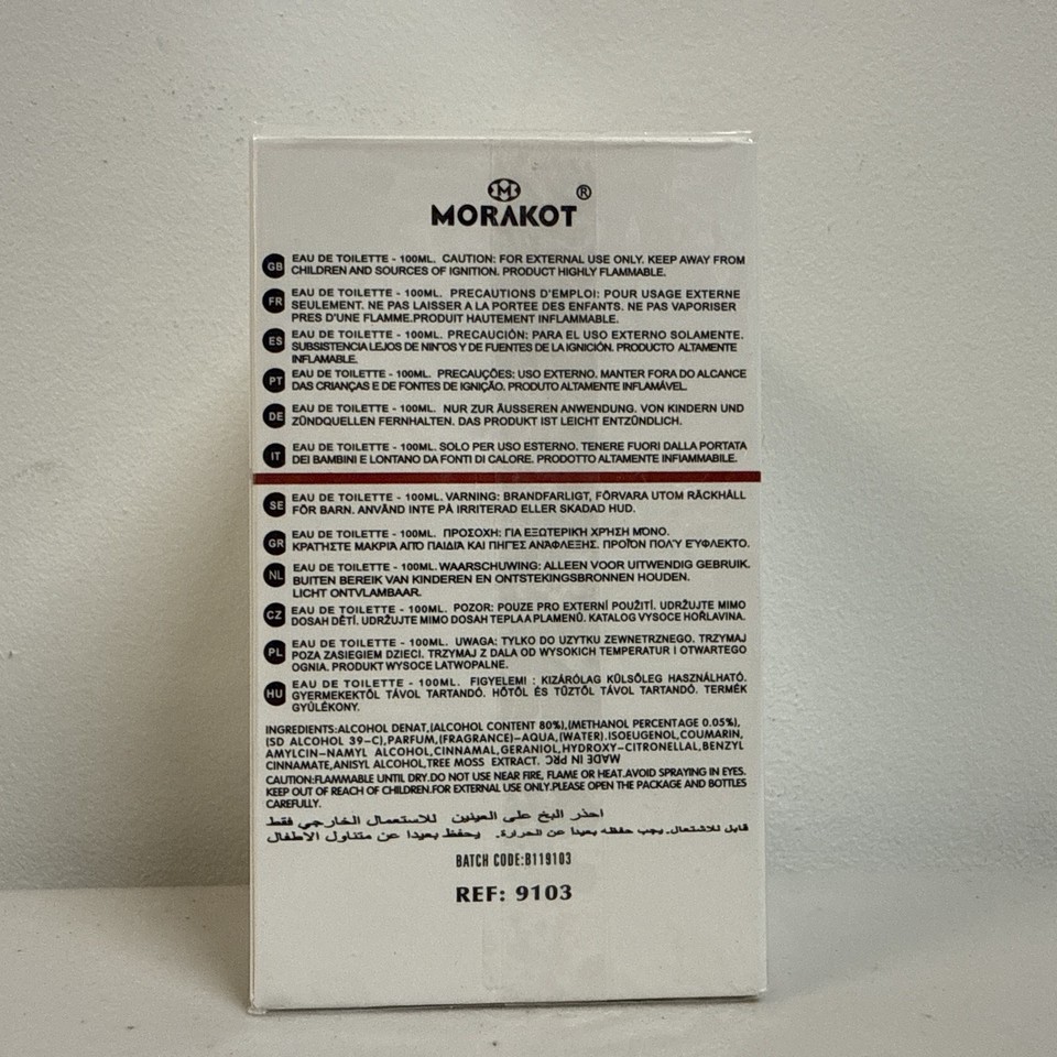 Deold Pour Homme No11 by Morakot Eau De Toilette 3.4 oz 100 ml Sealed ...