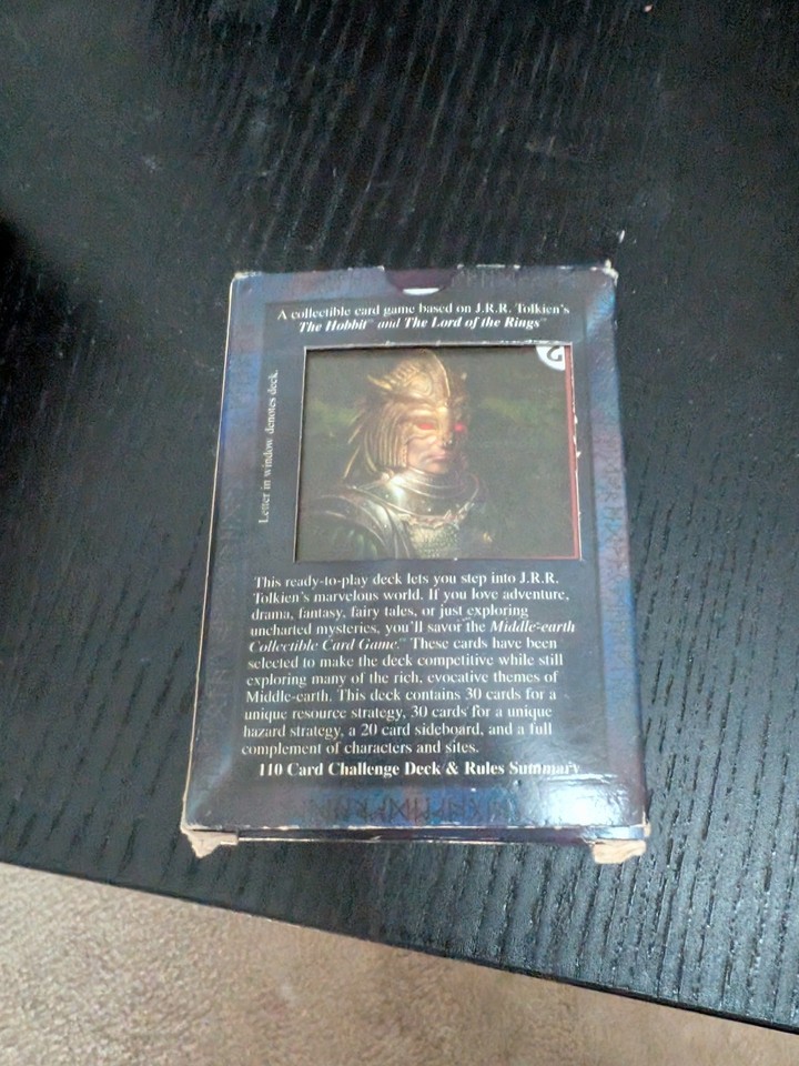 Middle-earth CCG Collection – Gift Set + Sealed Boosters + Challenge ...