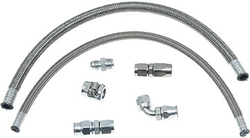 Reilly Braided Stainless Power Steering Hose Kit For Alterkation ...