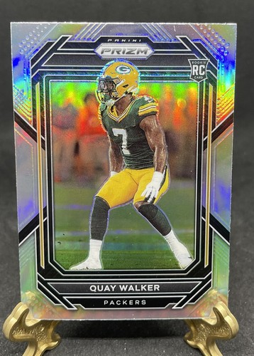 2022 Quay Walker Panini Silver Prizm Holo RC Green Bay Packers ROOKIE ...