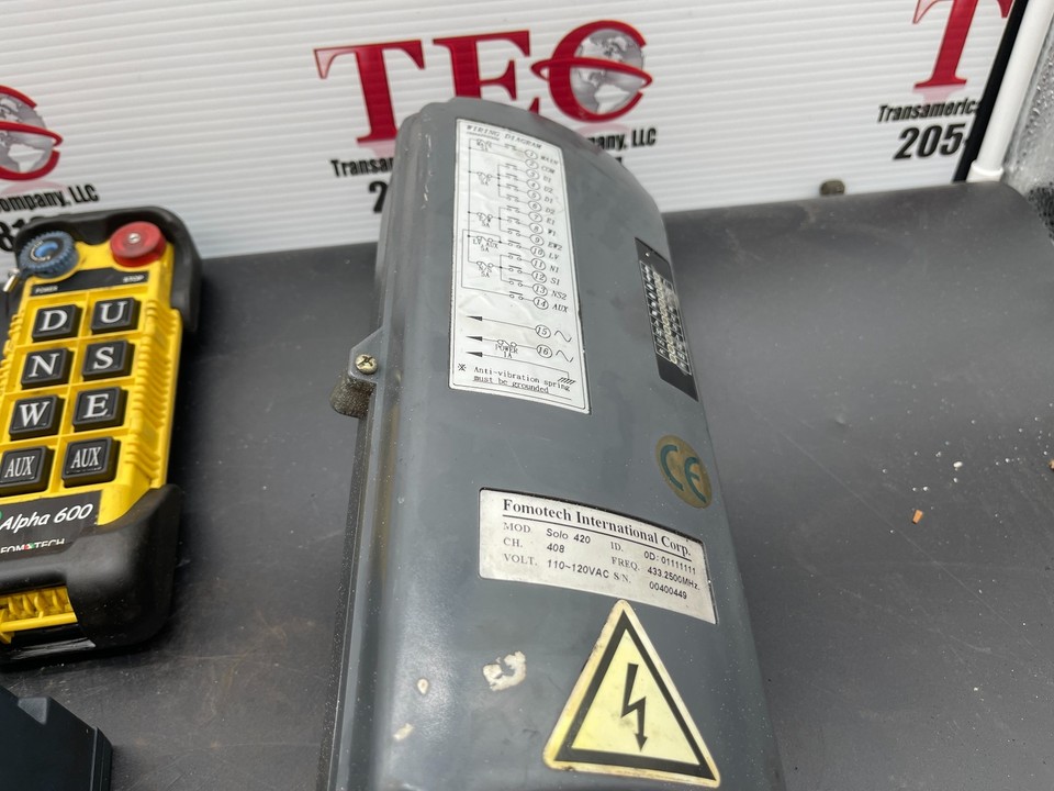 Fomotech Alpha 600 Series, 8 Button Radio Remote Control System-608b | eBay