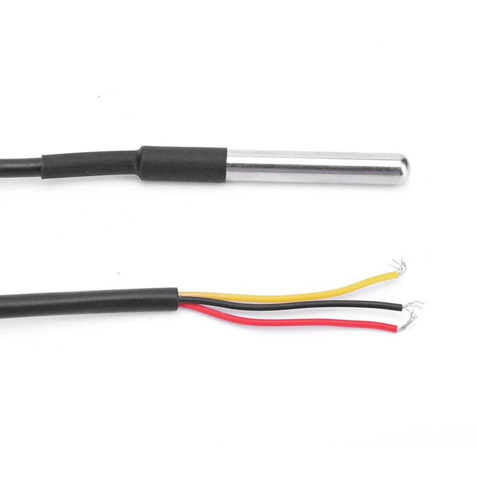 DS18B20 Temperature Probe Waterproof Temperature Sensor Probe ...