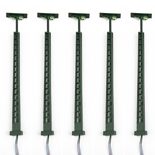 Model Railway Lamps 12-16V Resistors Scale Lights Mast Light Metal | eBay