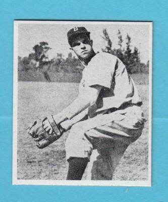 1947 Bowman Baseball Card # 40 Johnny Sain -- Boston Braves 1976 HRT ...