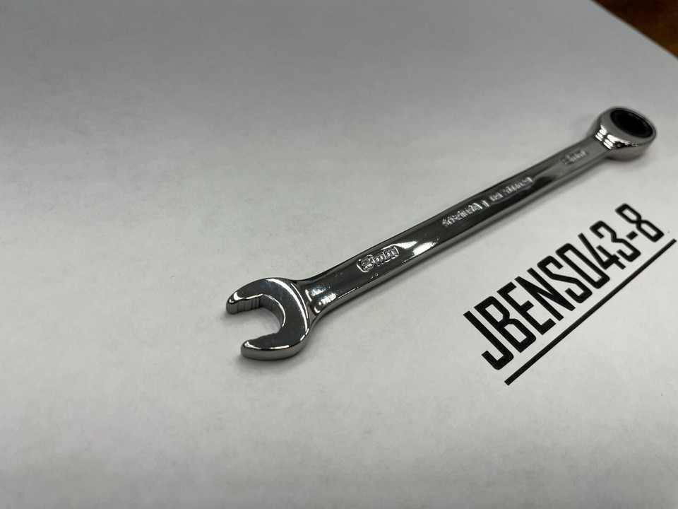 Snap-on Tools NEW 8mm Metric 0° Non-Reversing Ratcheting Combo Wrench ...