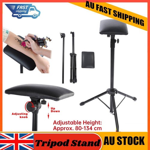 Foldable Tattoo Armrest Adjustable Height Foam Pad Arm Bar Leg Rest ...