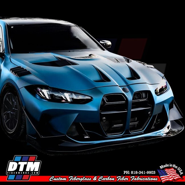 BMW G82 M4 GTR Race Style Wide Body Kit Fits 2020-2025 FRP Widebody ...