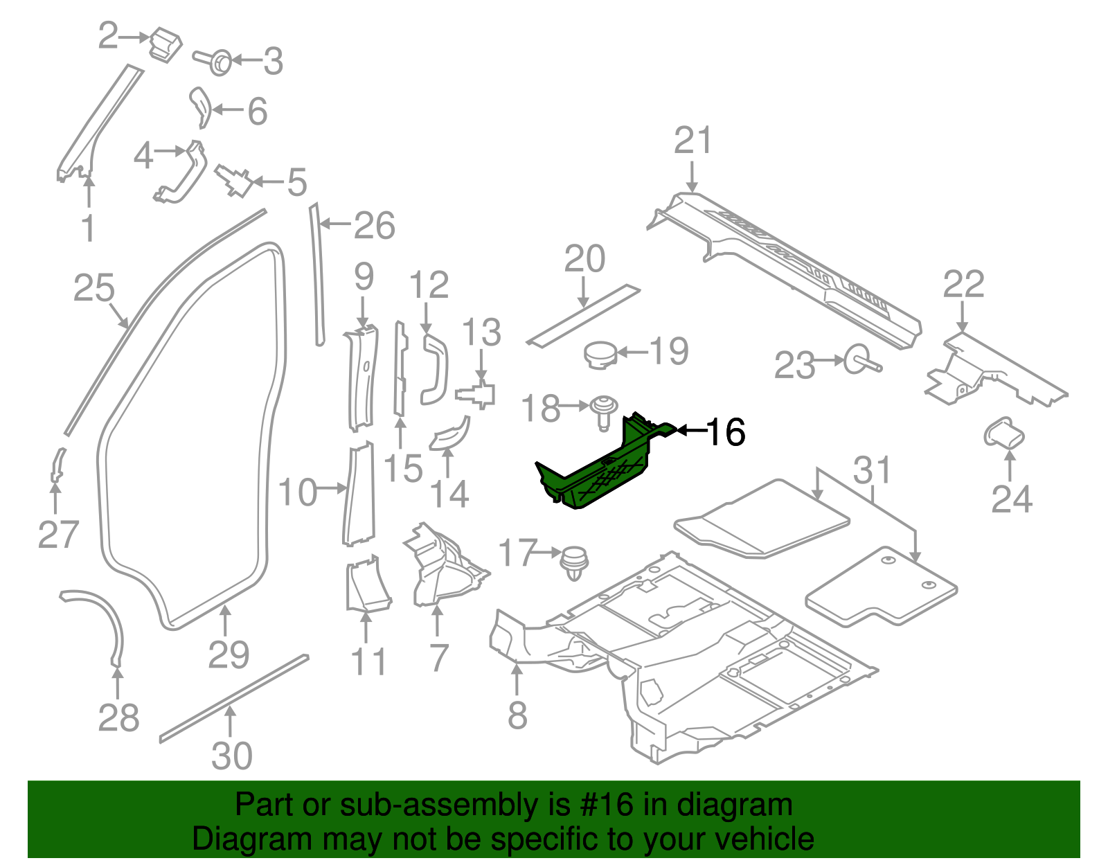 Genuine Ford Step Cover LK4Z-6113208-AC for sale online | eBay