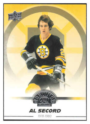 Al Secord 2023-24 Upper Deck Boston Bruins Centennial #13 NHL Box Set ...