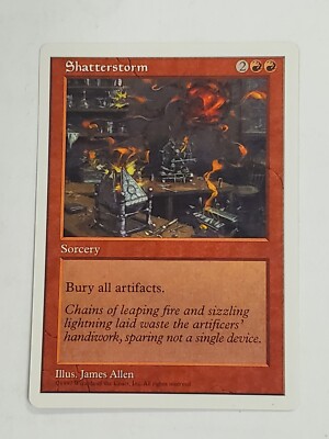 MTG Shatterstorm (5th Edition/Red/U) - BGM | eBay