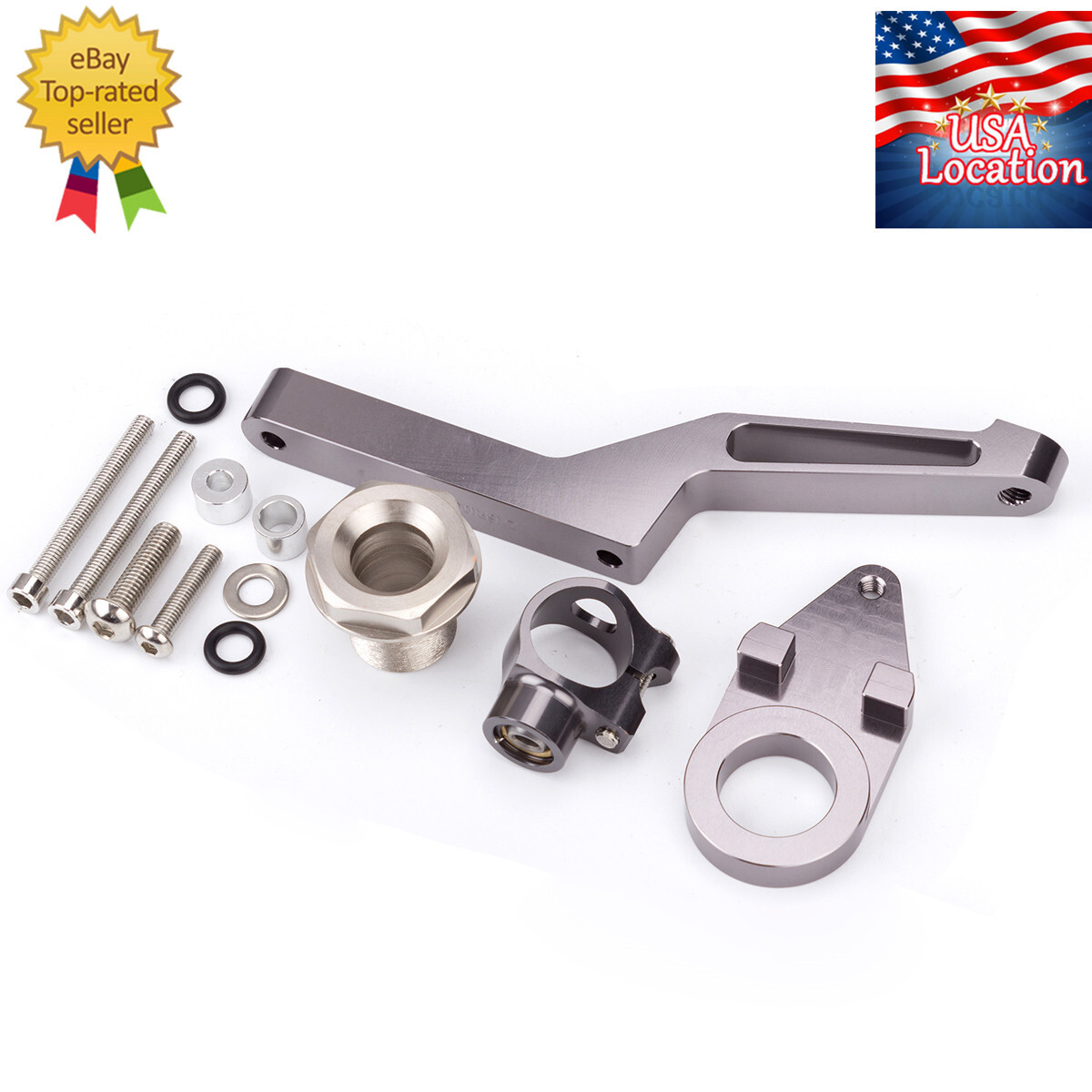 For Kawasaki Ninja ZX636 ZX6R 2009-2025 Steering Damper Stabilizer ...