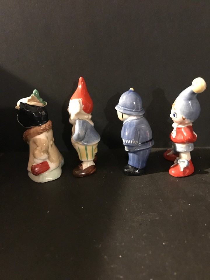 Vintage Rare Wade Noddy, Big Ears, Miss Fluffy Cat & PC Plod.Very good ...