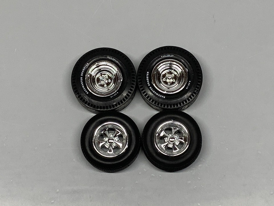 AMT/MPC 1/25/Pie Crust Slicks With Chrome Reverse Rears With Cragar ...