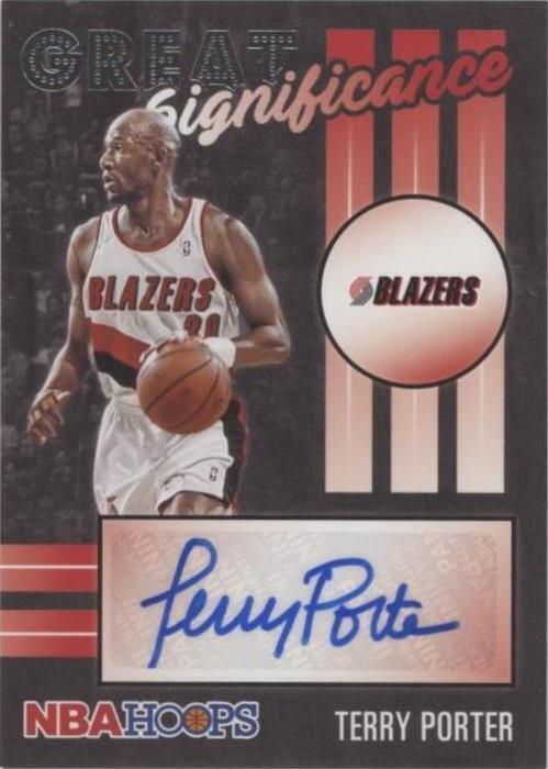 2020-21 Panini NBA Hoops - Great Significance Terry Porter #GS-TPO (AU ...