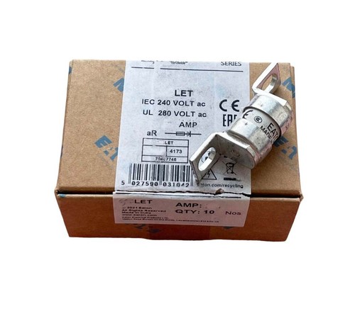 1pc ORIGINAL 125LET LET ( 125Amp ) 240Vac Bussmann / EATON BS88 Fuse | eBay