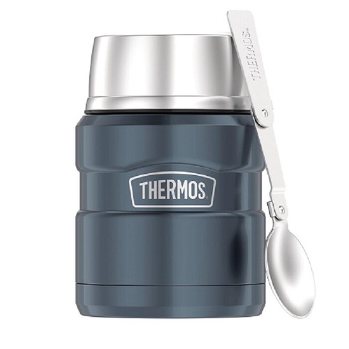 THERMOS 470 ml WIDE MOUTH FOOD FLASK SLATE RRP $47.99 9311701300223 ...