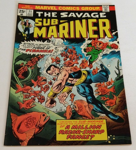 The Savage Sub-Mariner #71 (Jul 1974, Marvel) | eBay