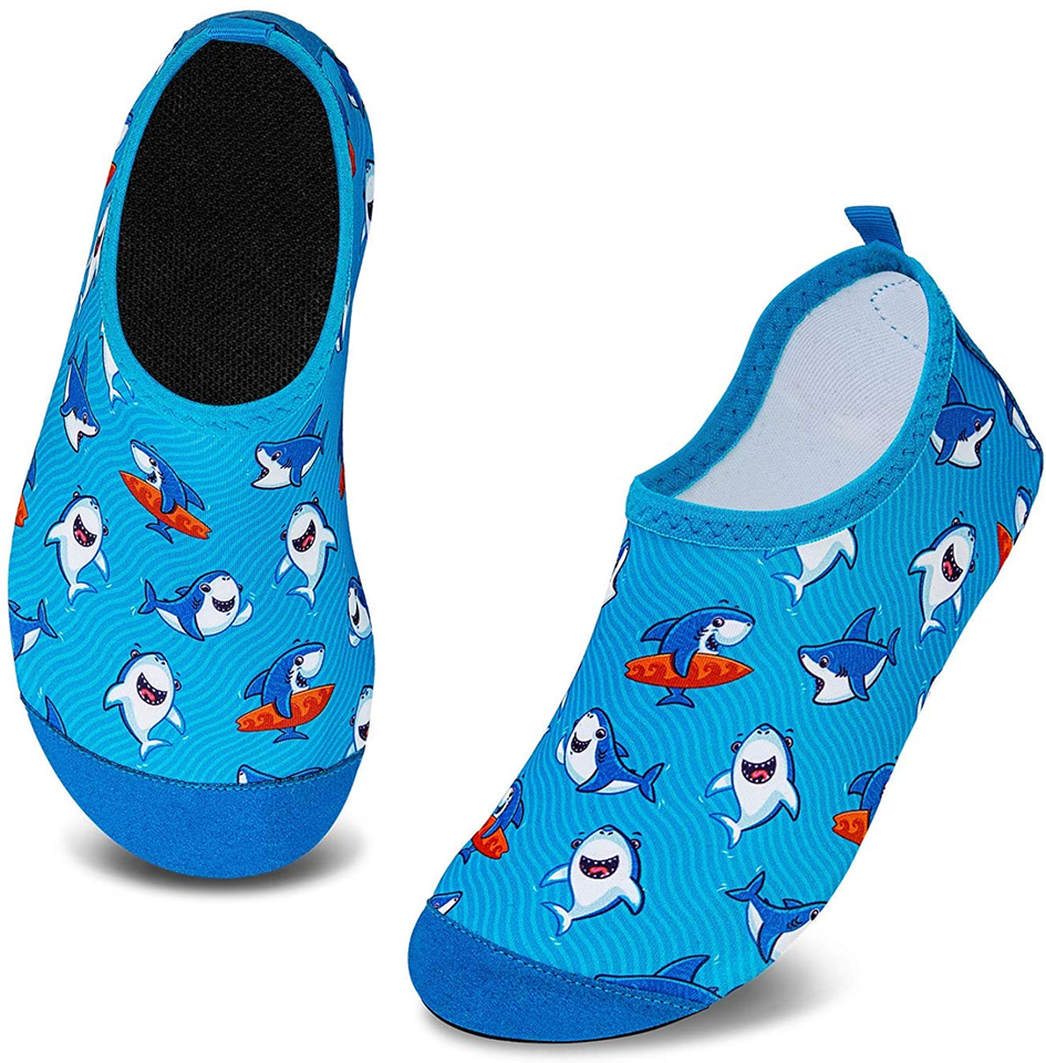 Mabove Kids Swim Water Shoes Non-Slip Quick Dry Aqua Pool Socks ~ Size ...