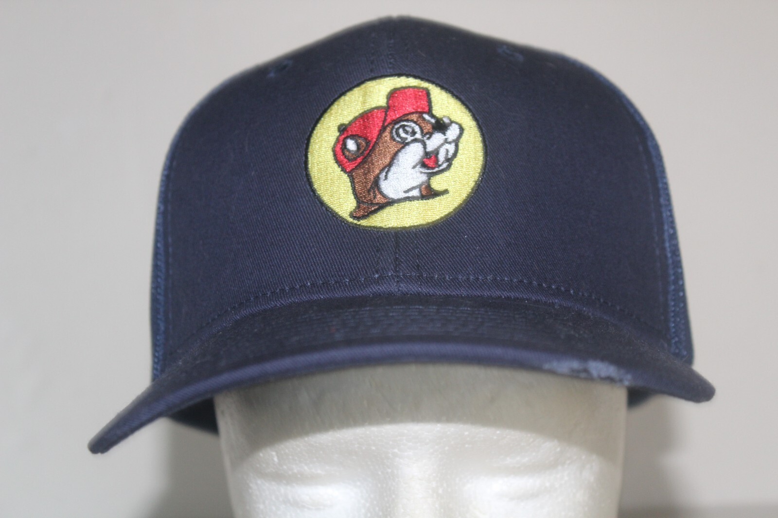 Buc-ee’s Navy Blue Beaver Adjustable One Size Cap Adult Elastic Trucker ...