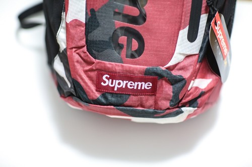 Supreme Red Camo Backpack SS21 Rare | eBay