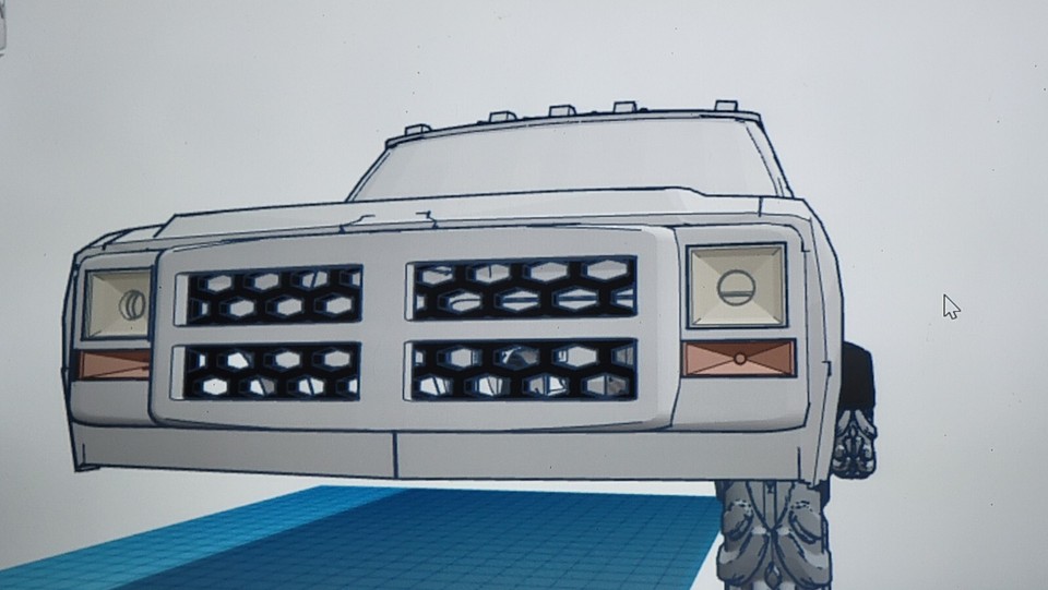 AXIAL SCX10 1/10 305mmWB DODGE RAM D350 DIY FIRST GEN EXT CAB DUALLY ...