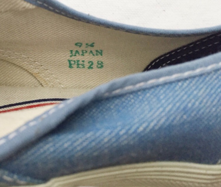 kids canvas sneakers shoes size 9.5 NIB NOS vintage made in japan 70s ...