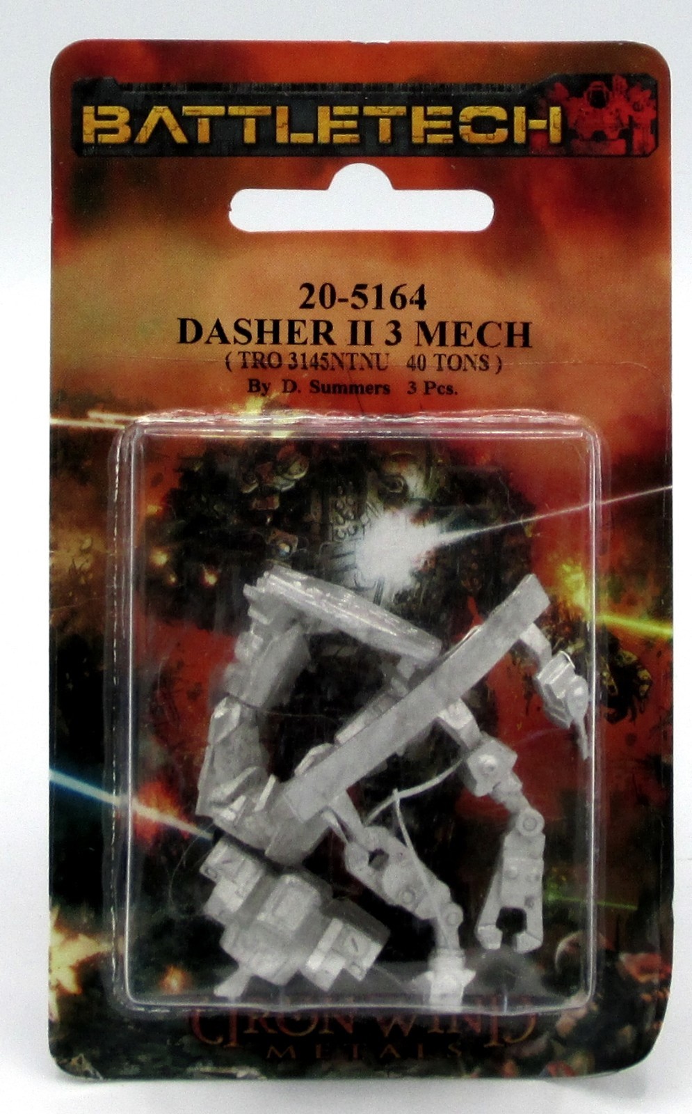 Battletech 20-5164 Dasher II 3 Mech (TRO3145 NTNU) Medium Close Combat ...