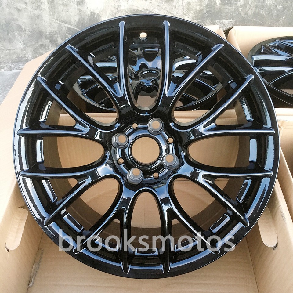 17" GLOSS BLACK WHEELS RIMS FITS FOR MINI R56 R57 R58 COOPER S 4X100 ...