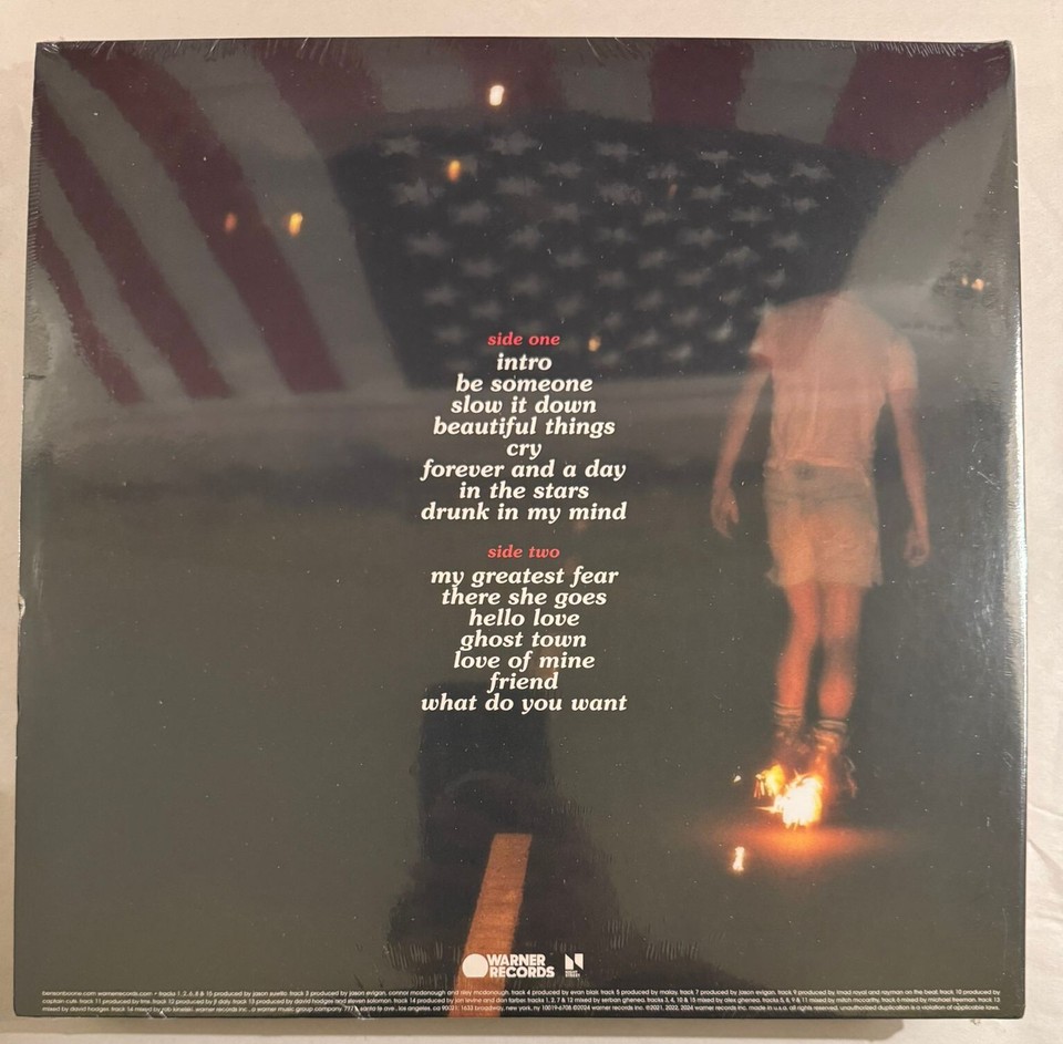 BENSON BOONE – FIREWORKS & ROLLERBLADES - LIMITED CLEAR VINYL LP NEW ...