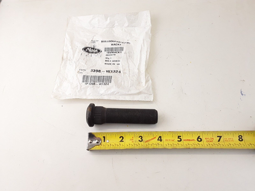 MACK 3398-W1324 Wheel Lug Bolt - Disc, 3.5 in. Length, M22x1.5 Thread ...
