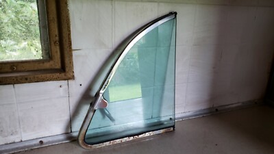 Plymouth 1955 56 pass side rear VENT WINDOW Solex tint 55 1956 sedan | eBay