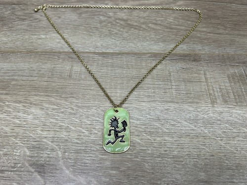 Insane Clown Posse ICP Enamel Hatchetman Juggalo Green Dog Tag Pendant ...