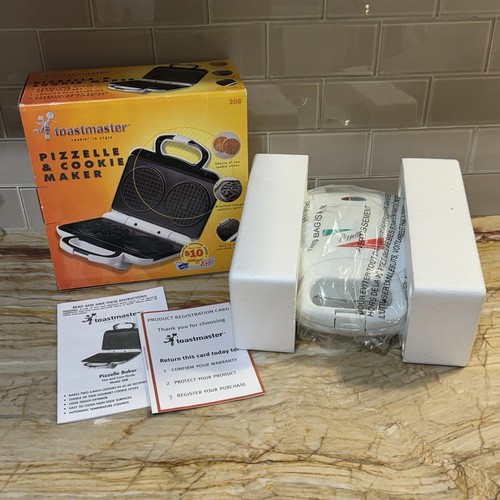VTG Toastmaster Pizzelle International Cookie Maker Model 208 Rare Tree ...