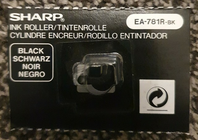 Sharp Ink Roller Black for El2195l Calculators Ea-781r-bk for sale ...