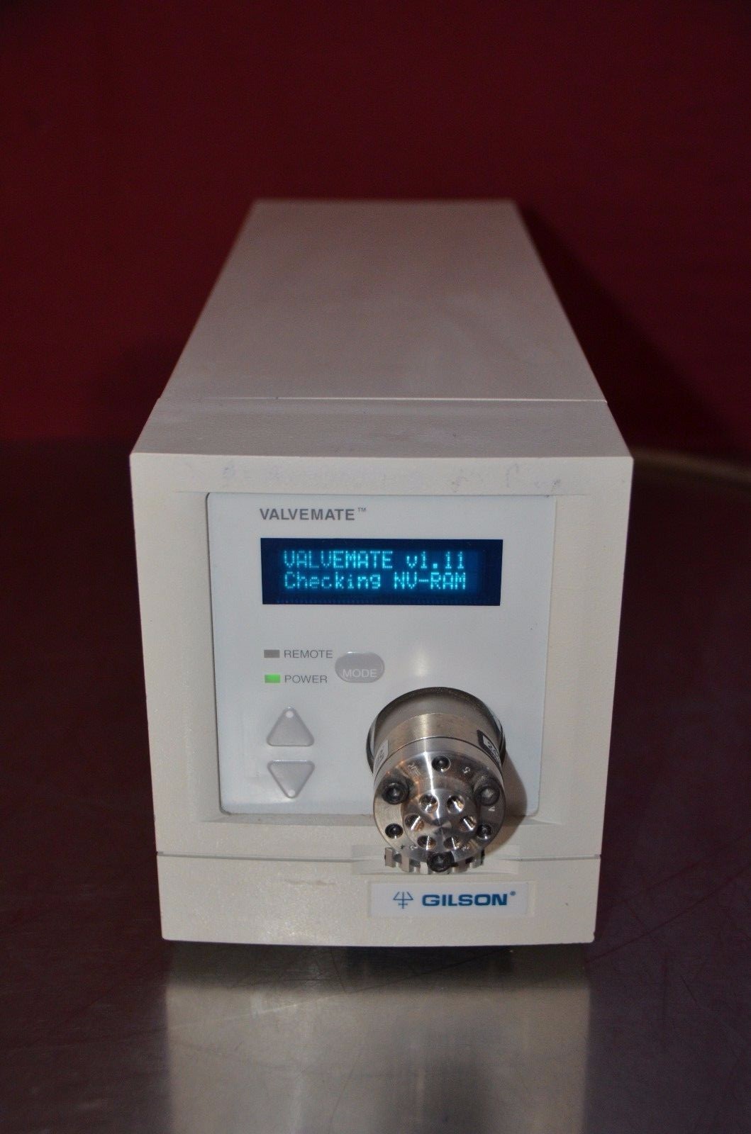 Gilson ValveMate Valve Actuator w/ 6-Port Rheodyne 7000 Stream ...