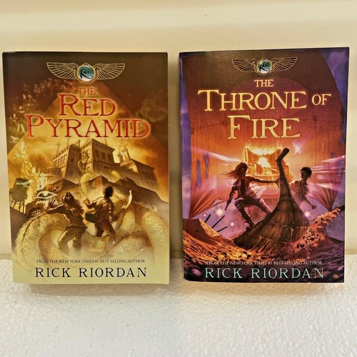The Red Pyramid And The Throne Of Fire by Rick Riordan (Trade Paperback ...