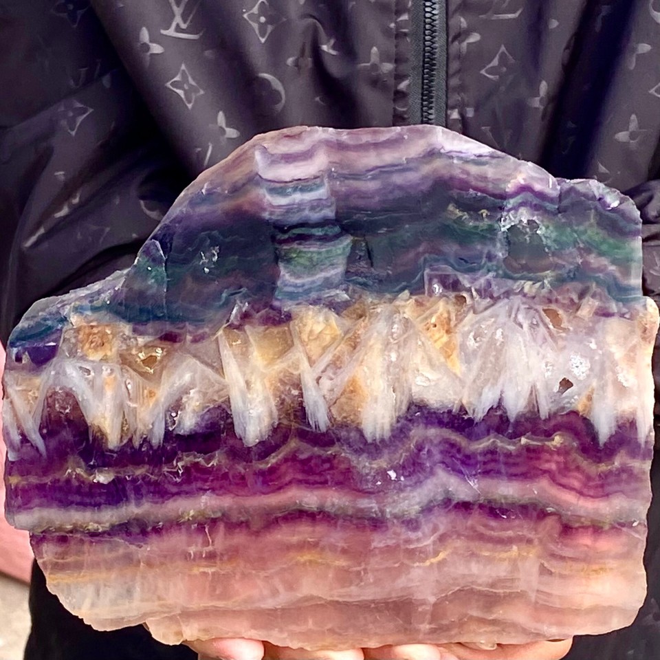 1.7LB Natural and Beautiful Rainbow Firefly Stone Crystal Restoration ...